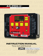 Utility relay company AC-PRO-II Manuals | ManualsLib