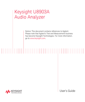 Keysight U8903A Manuals | ManualsLib