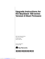 User Manuals: Nortel BayStack 100 Series Network Switch