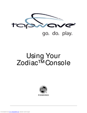 Palm tapwave Zodiac Manuals | ManualsLib