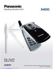 Panasonic EB-X400 Manuals | ManualsLib