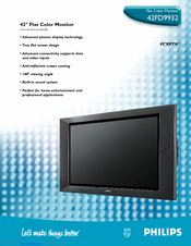 Philips 42FD9932 - annexe 2 Manuals | ManualsLib
