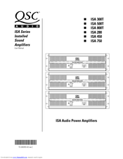 Qsc isa 750 service manual