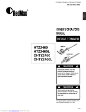 Redmax CHTZ2460L Manuals | ManualsLib