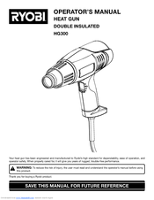 Ryobi HG300 Manuals | ManualsLib