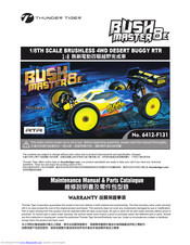 Thunder tiger Bush Master 8E Manuals | ManualsLib