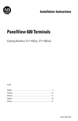 Allen-bradley PanelView 600 Manuals | ManualsLib
