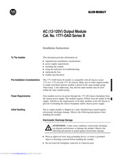 Allen-bradley Series B Manuals | ManualsLib