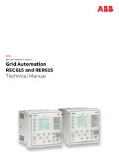 Abb Relion REC615 Manuals | ManualsLib