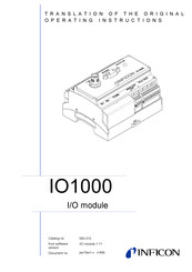 User Manuals: Inficon IO1000 I/O Module