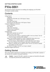 National instruments PXIe-8861 Manuals | ManualsLib