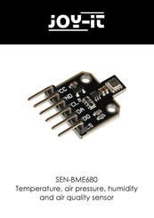 Joy-it SEN-BME680 Manuals | ManualsLib