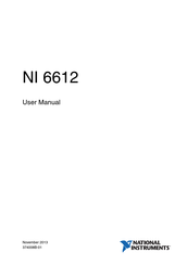 National instruments 6612 Manuals | ManualsLib