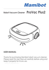 Mamibot ProVac Plus2 Manuals | ManualsLib