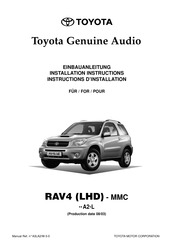 Toyota RAV4 (LHD) Manuals | ManualsLib