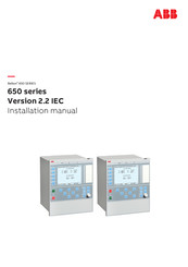 Abb RELION 650 SERIES Manuals | ManualsLib