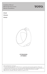 Toto UT104V Manuals | ManualsLib