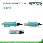 West penn FiberExpress Brilliance SC Manuals | ManualsLib