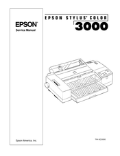 Epson Stylus COLOR 3000 Manuals | ManualsLib