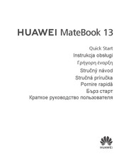 Huawei MateBook 13 Manuals | ManualsLib