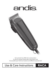 Andis Raca Manuals | ManualsLib