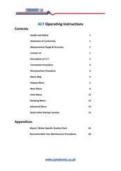 Comdronic AC7 Manuals | ManualsLib