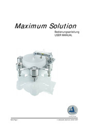 Clearaudio Maximum Solution Manuals | ManualsLib