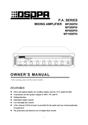 Dsppa P.A. Series Manuals | ManualsLib