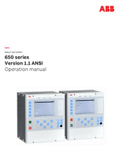Abb RELION 650 SERIES Manuals | ManualsLib