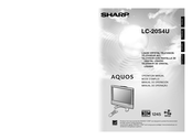 Sharp Aquos LC 20S4U Manuals | ManualsLib