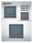 Sony PVM-20L1 Manuals | ManualsLib