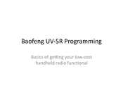 Baofeng UV-5R Series Manuals | ManualsLib