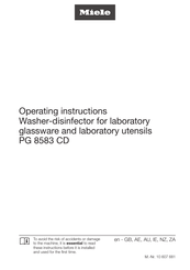 Miele PG 8593 Manuals | ManualsLib