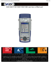 Veex CX120 Series Manuals | ManualsLib