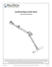 Falltech Confined Space Pole Hoist Manuals | ManualsLib