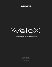 Prozis Velox Manuals | ManualsLib