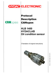 Hydac electronic HLB 1400 Manuals | ManualsLib