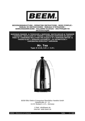 Beem Mr. Tea Manuals | ManualsLib