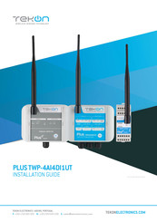 Tekon PLUS TWP-4AI4DI1UT Manuals | ManualsLib