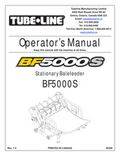 Tube-line BF5000S Manuals | ManualsLib