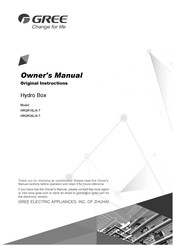 Gree Hydro Box NRQR30L/A-T Manuals | ManualsLib