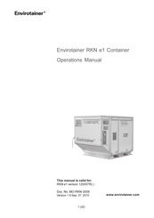 Envirotainer RKN e1 Manuals | ManualsLib
