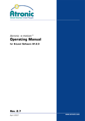 Atronic e-motion Manuals | ManualsLib