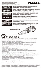 Vessel 20USB-S1F Manuals | ManualsLib