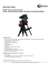 Ioptron GEM45EC Manuals | ManualsLib