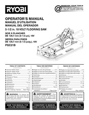 Ryobi PGC21B Manuals | ManualsLib