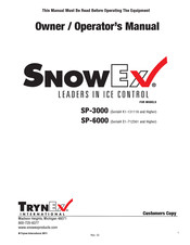 Snowex E1-712561 Manuals | ManualsLib