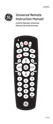 GE Universal Remote User Manuals Download | ManualsLib