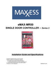 Maxxess eMAX-MR50 Manuals | ManualsLib