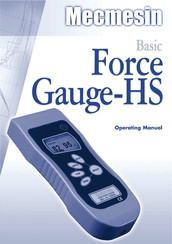 Mecmesin BFG-HS Manuals | ManualsLib
